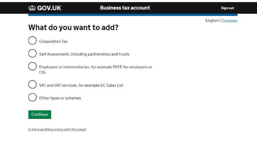 Making an HMRC Business Tax Account | HB&O